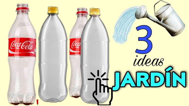 Ideas creativas para un jardín con botellas de plástico - Beatriz Arroyo